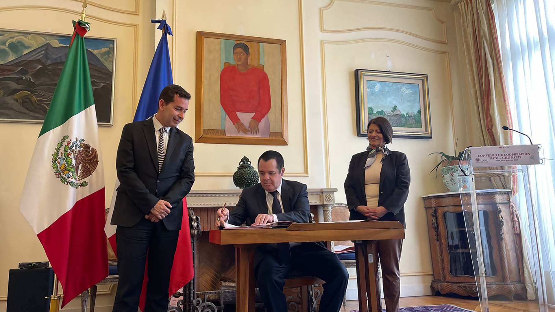 Firma UANL convenio con centro de psiquiatría y neurociencia de París ...